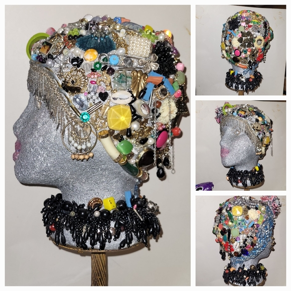 home-made | Art | What You Do With Extra Jewelry Parts And Pieces ...